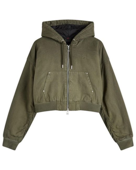 Nike X Travis Scott Canvas Jacket in Green | Lyst UK
