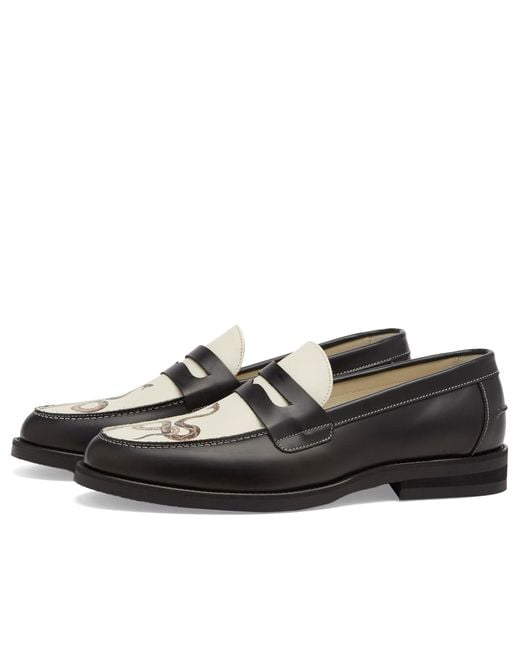 Duke & Dexter Wilde Scorpion Penny Loafer in Black for Men | Lyst