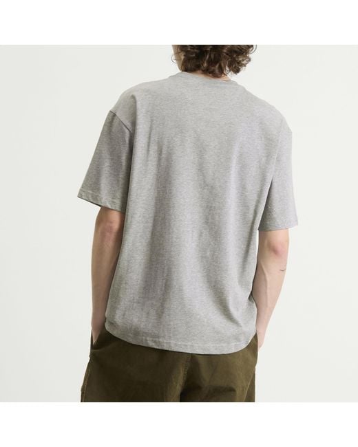 Avirex Script Logo T-Shirt in Grey for Men | Lyst UK