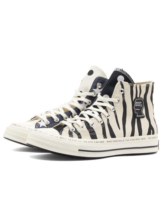 Converse X Brain Dead Chuck 70 in Black for Men | Lyst