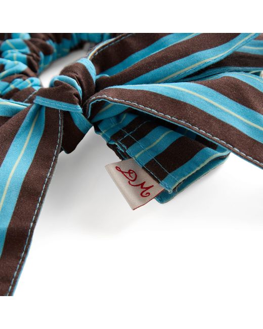 Damson Madder Garter Bun Wrap in Blue | Lyst UK