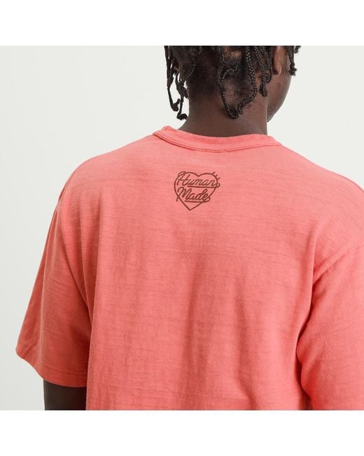 Human Made Color T-Shirt in Pink for Men | Lyst UK