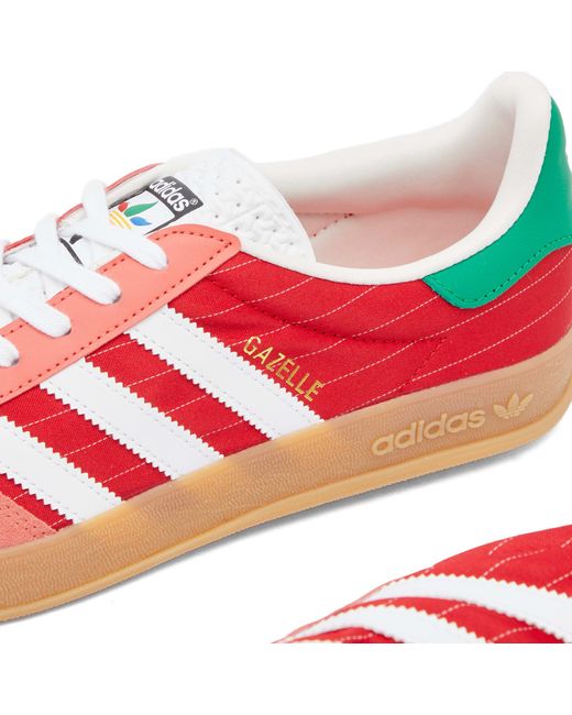 adidas Gazelle Indoor in Red | Lyst