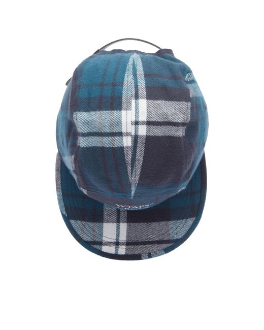 WTAPS 01 Checked Wool Cap in Blue for Men | Lyst