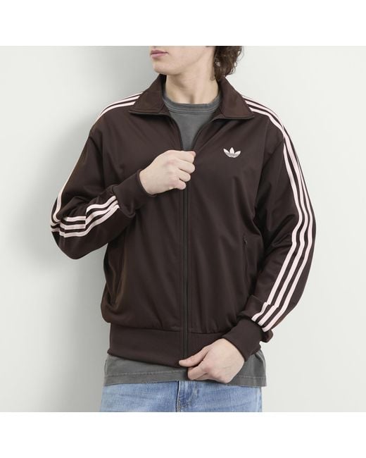 adidas Firebird Tracktop in Black for Men | Lyst UK