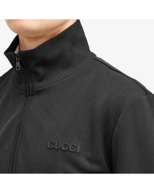 Gucci Technical Track Top in Black for Men | Lyst
