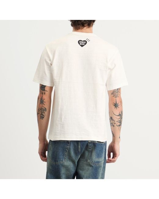 Human Made Rope Script T-Shirt in White for Men | Lyst UK