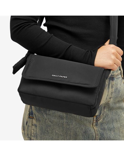 Daily Paper Rana Nylon Bag in Black | Lyst