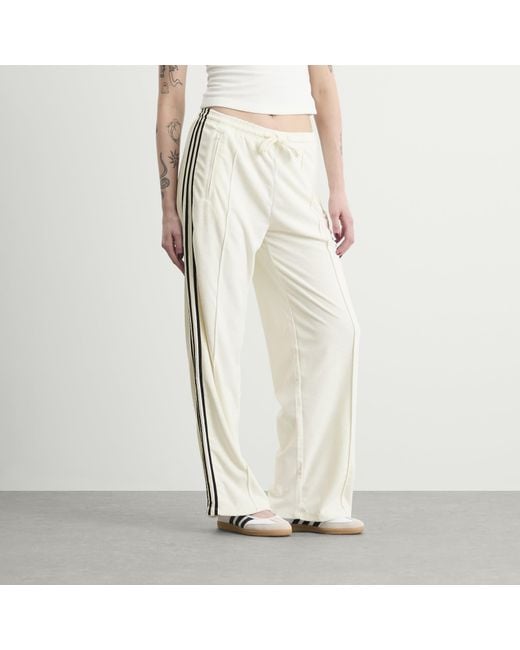 adidas Terry Towel Track Pants in Natural | Lyst
