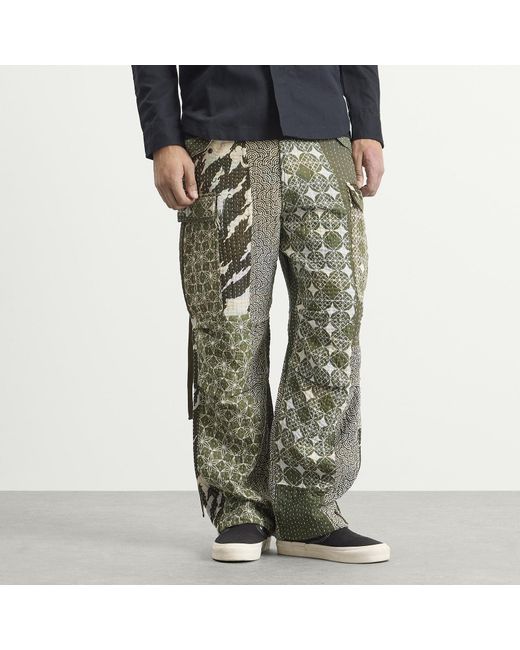 Maharishi Maha Rice Stitch M65 Cargo Pants in Green for Men | Lyst