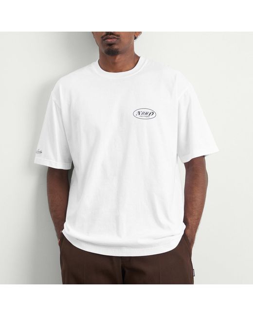 Neighborhood Ss-5 Nbhd Logo T-Shirt in White for Men | Lyst UK