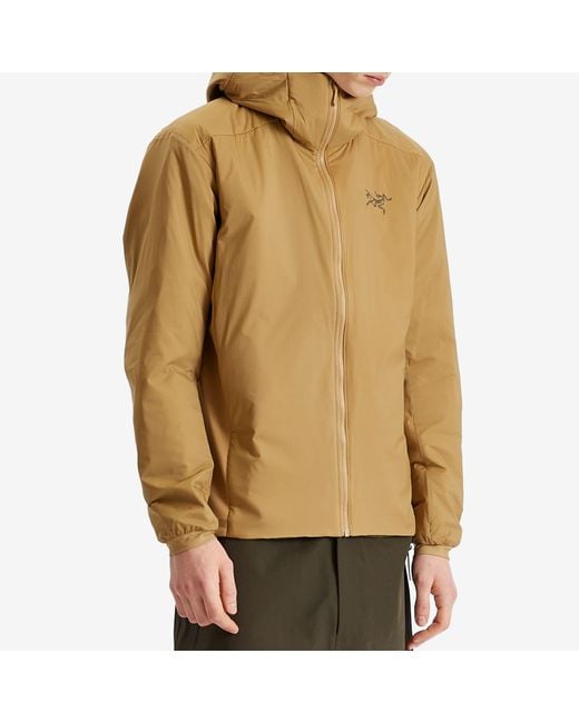 Arc'teryx Atom Hooded Jacket in Brown for Men | Lyst UK