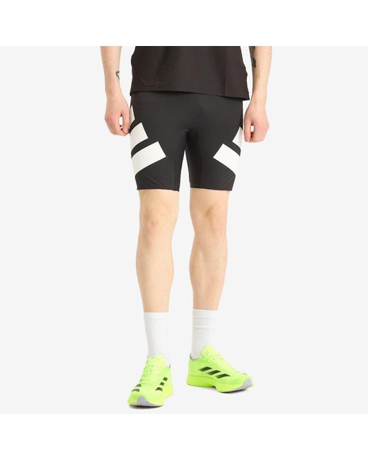 adidas Originals Adidas Adizero Road To Records Short Leggings in Black ...