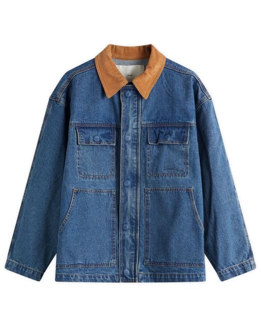 DUNST Vintage Denim Work Jacket in Blue | Lyst