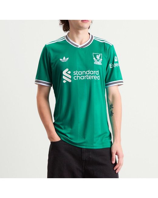 adidas Liverpool Fc 25/26 3Rd Jersey Top in Green | Lyst UK