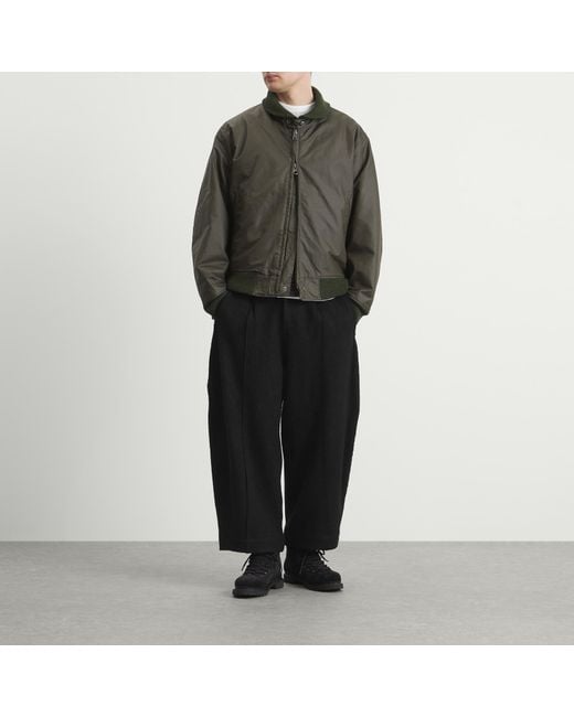 Engineered Garments Waxed Cotton Ll Jacket in Green for Men | Lyst UK