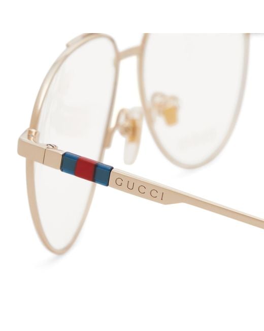 Gucci Gg1679O Optical Glasses in Metallic for Men | Lyst
