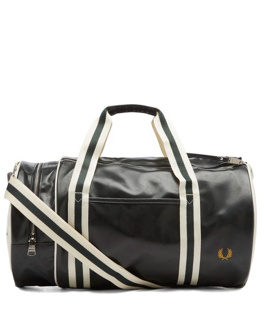 Fred Perry Classic Barrel Bag in Black for Men | Lyst