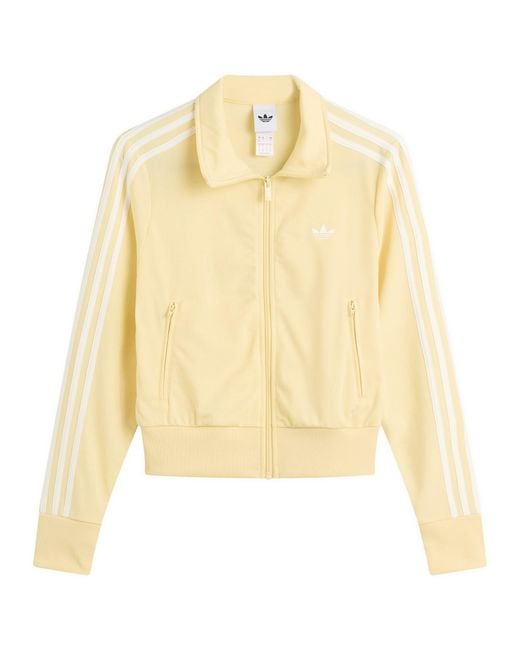adidas Classic Firebird Track Top in Yellow | Lyst UK