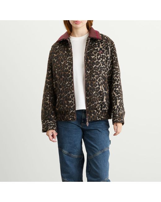 Damson Madder Pixie Bomber Jacket in Brown | Lyst UK