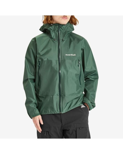 Montbell Rain Dancer Jacket in Green for Men | Lyst UK