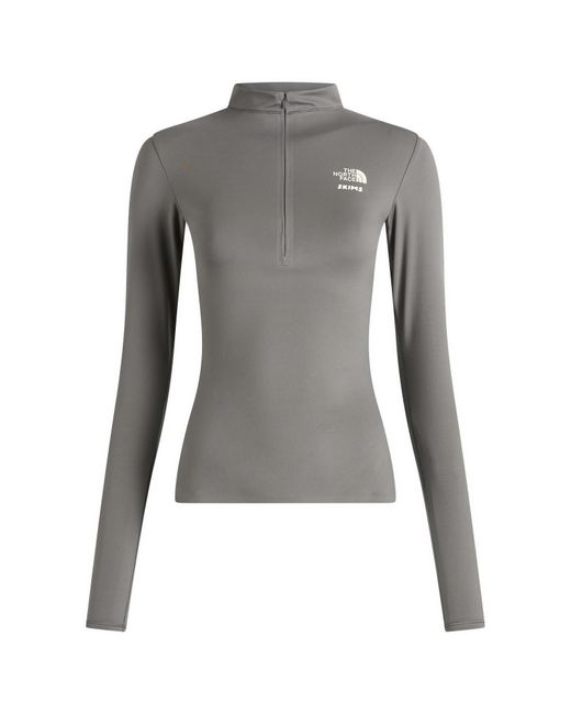 The North Face X Skims W Refina Long Sleeve Top in Gray | Lyst
