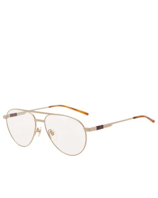 Gucci Gg1679O Optical Glasses in Metallic for Men | Lyst
