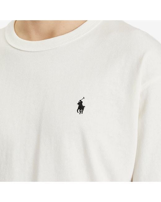Polo Ralph Lauren Back Logo T-Shirt in White for Men | Lyst