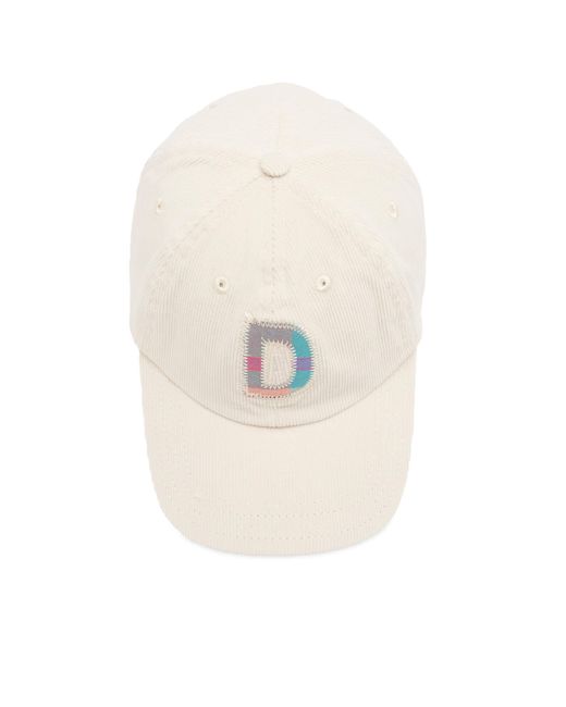 Drake's Applique Logo Linen Baseball Cap in Natural for Men | Lyst