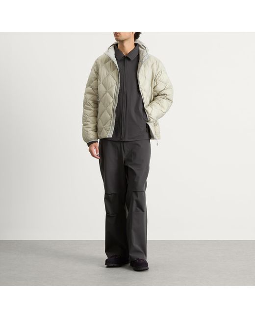 Hiking Patrol Base Lt Down Hooded Jacket in Natural for Men | Lyst UK
