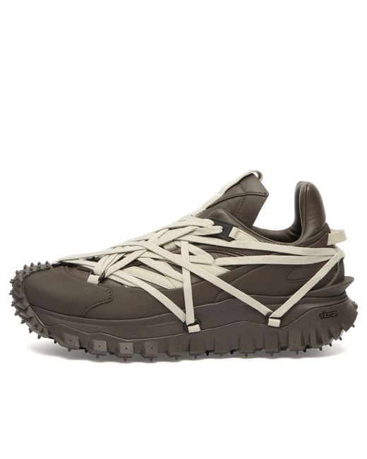 Rick Owens X Moncler Trailgrip Megalace Sneaker in Brown | Lyst Canada