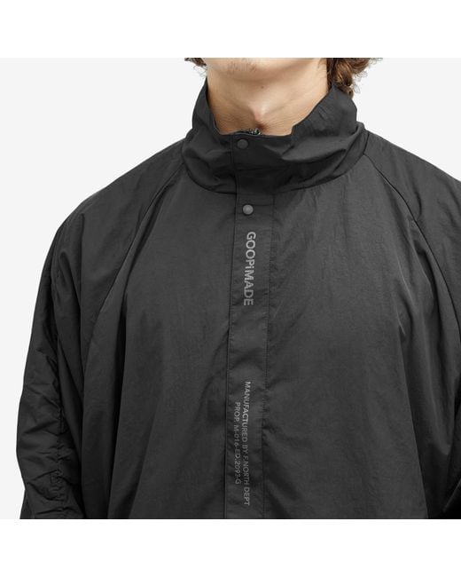 GOOPiMADE End. X Dual-Zip Tech Windbreaker 'Nessie' in Black for Men | Lyst