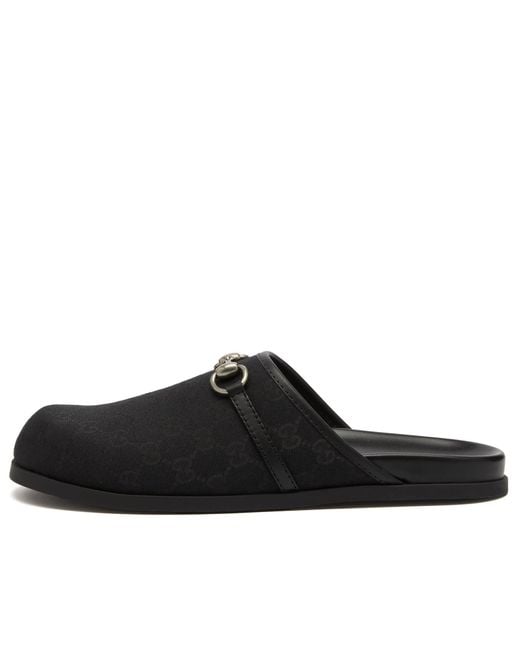 Gucci Rhain Gg Monogram Clog in Black for Men | Lyst