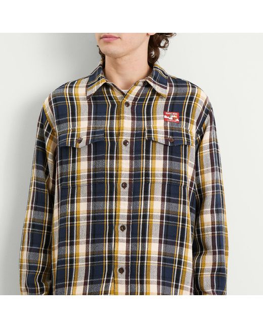 Human Made Check Shirt in Blue for Men | Lyst UK