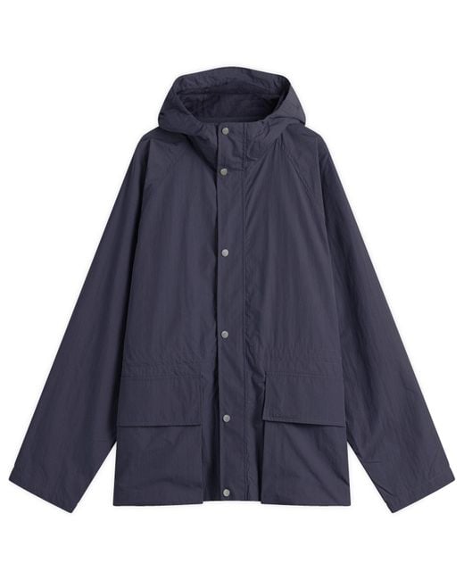 Norse Projects Herluf Tech Poplin Jacket in Blue for Men | Lyst UK