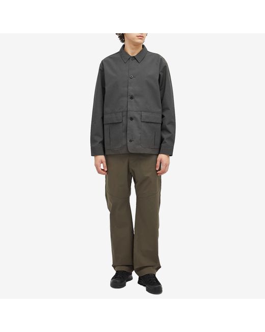 Snow Peak Pe/Co Weather Jacket in Gray for Men | Lyst