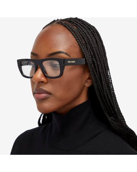 Prada A17V Glasses in Blue | Lyst