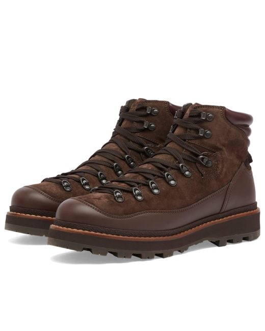 Moncler Peka Trek Hiking Boots in Brown for Men | Lyst