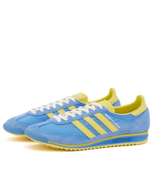 adidas X Sporty & Rich Sl72 Sneaker in Blue | Lyst