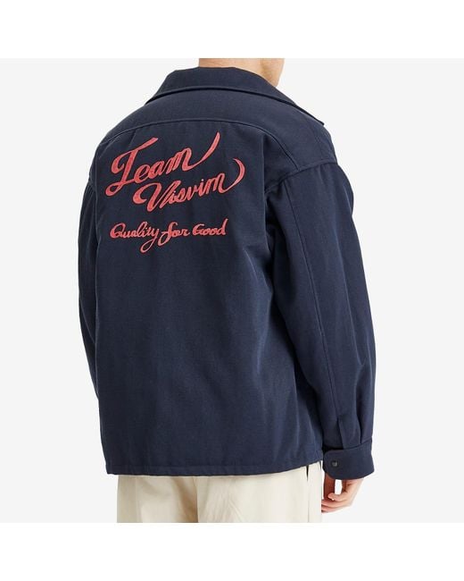 Visvim Westwood Down Team Jacket in Blue for Men | Lyst