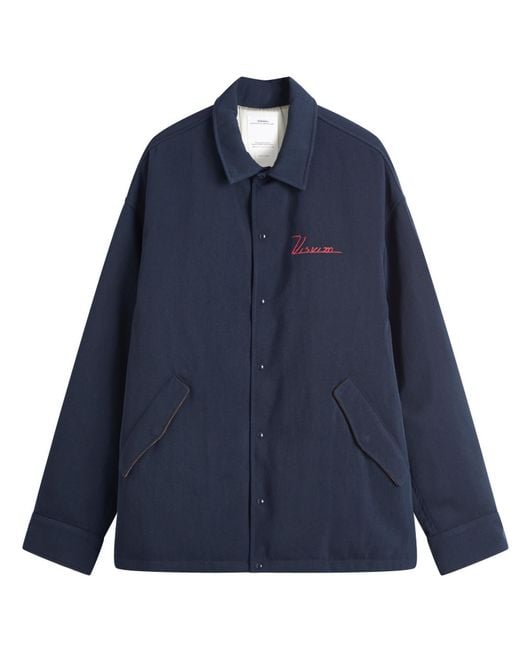 Visvim Westwood Down Team Jacket in Blue for Men | Lyst