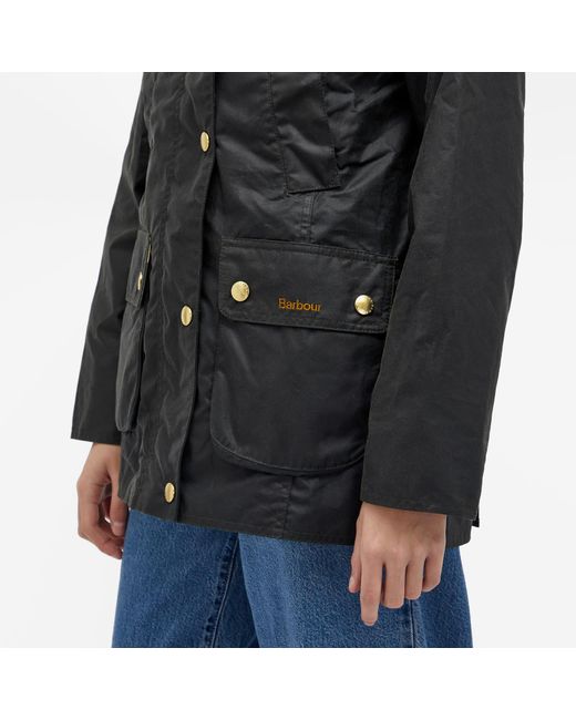 Barbour Modern Beadnell Wax in Black | Lyst