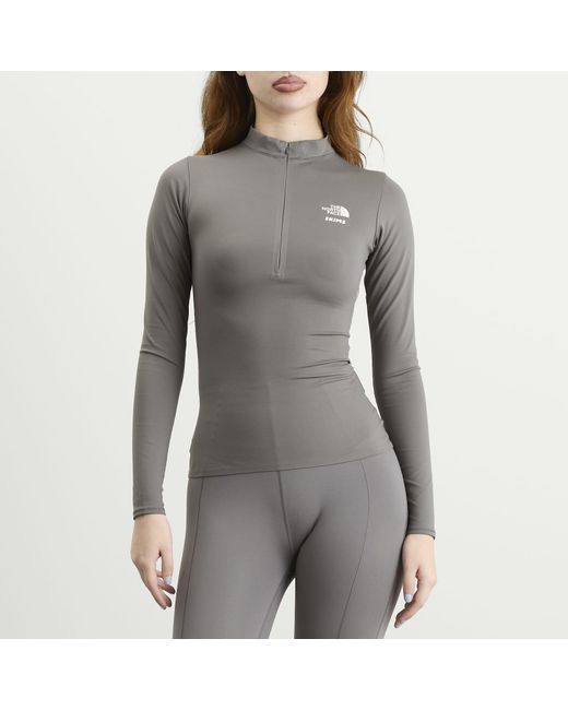 The North Face X Skims W Refina Long Sleeve Top in Gray | Lyst