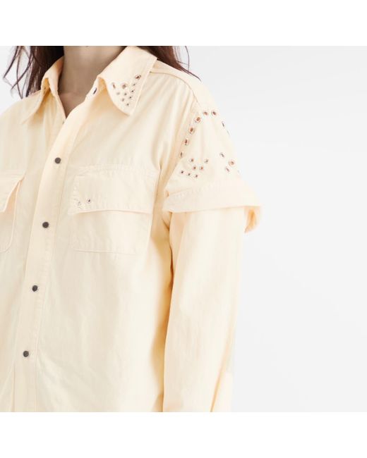 Toga Toga Denim Shirt in Natural | Lyst