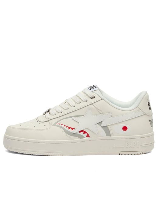 A Bathing Ape Bape Sta Shark #2 M2 Sneakers in White for Men | Lyst UK