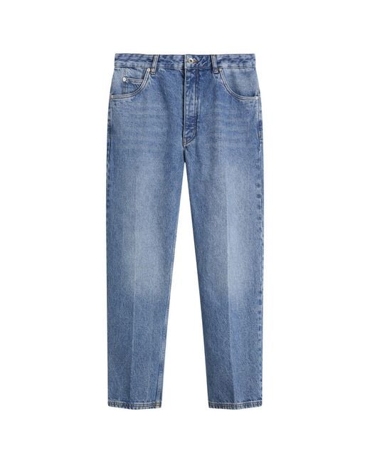 Studio Nicholson Windslow 14Oz Denim Creased Cowboy Jean in Blue for ...