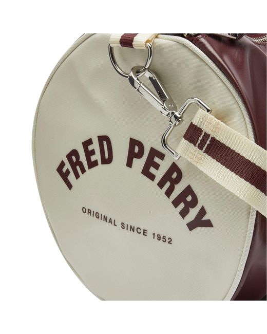 Fred Perry Classic Barrel Bag in Brown for Men | Lyst