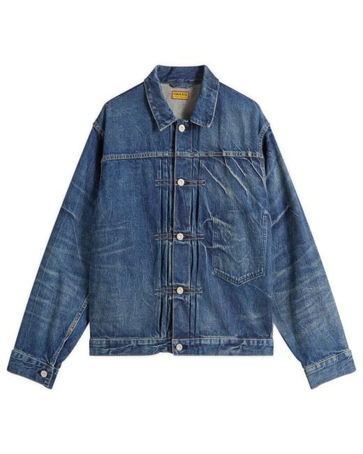 Human Made Future Denim Work Jacket in Blue for Men | Lyst UK
