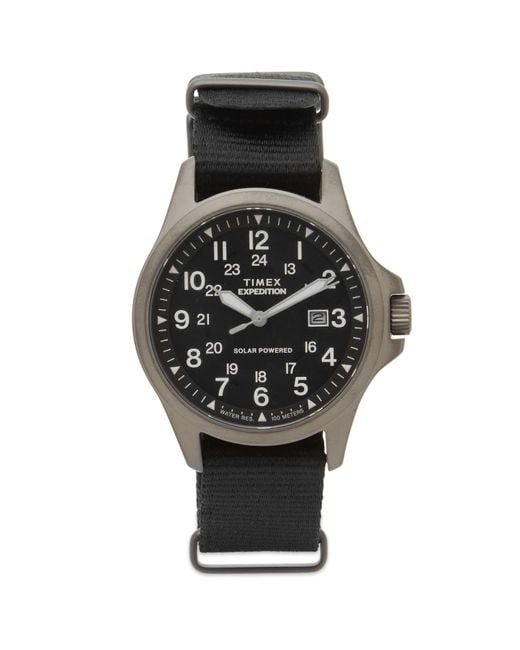 Timex Expedition Field Post Solar 41Mm Watch in Black | Lyst UK