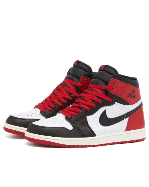 Nike 1 Retro High Og Sneaker in Red | Lyst